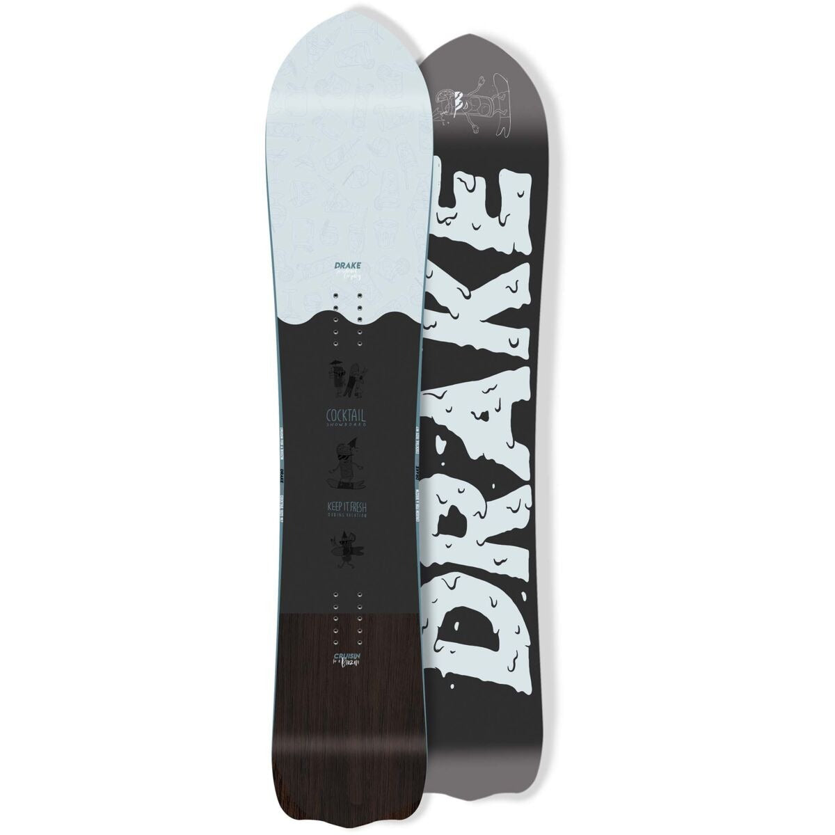 Snowboard DRAKE COCKTAIL- 157cm- Snow Alley- Free shipping