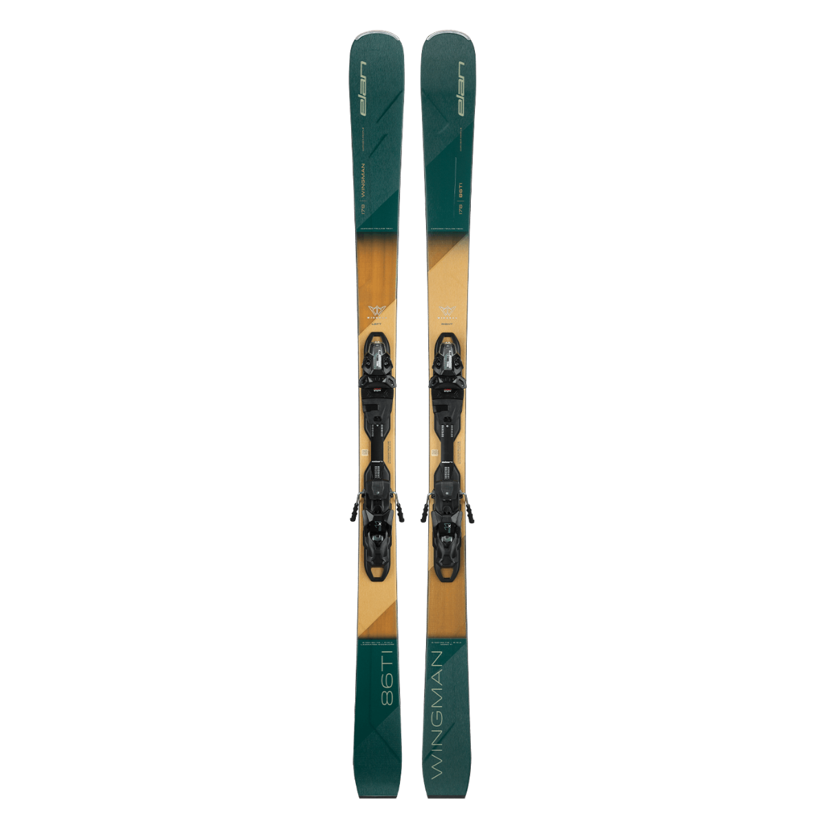 SKIS ELAN WINGMAN 82 TI PS ELX Skis / Includes ELX 11.0 Bindings 2025 ...